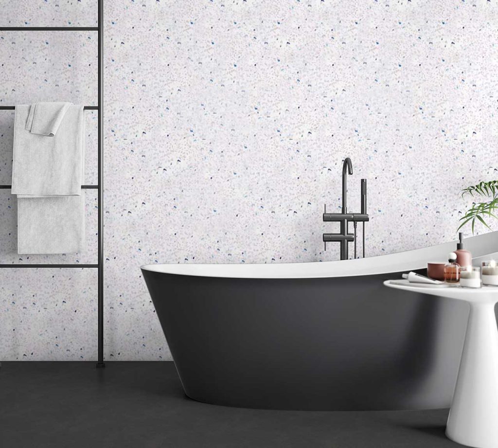 Neptune 1000 Mega White Sparkle Wall Panel (1Mtr) | Wall and Ceiling Panels