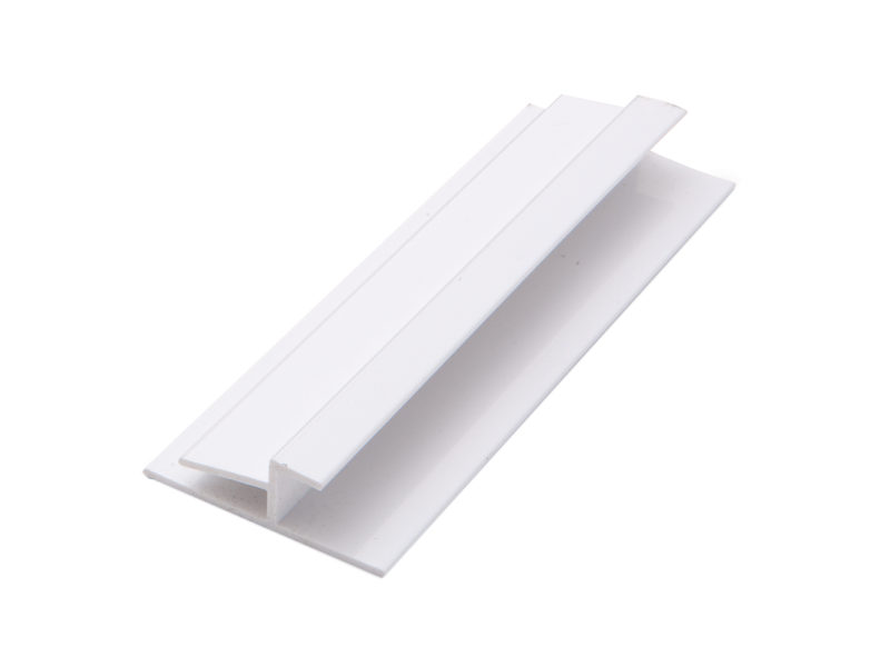 White Wall and Floor Joint Trim 2500mm x 4/10mm | Wall and Ceiling Panels
